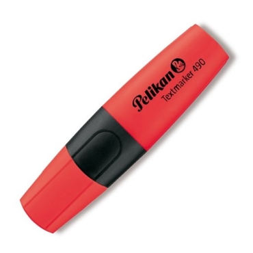 Highlighters: pelikan Highlighter Textmarker 490 fluor. red